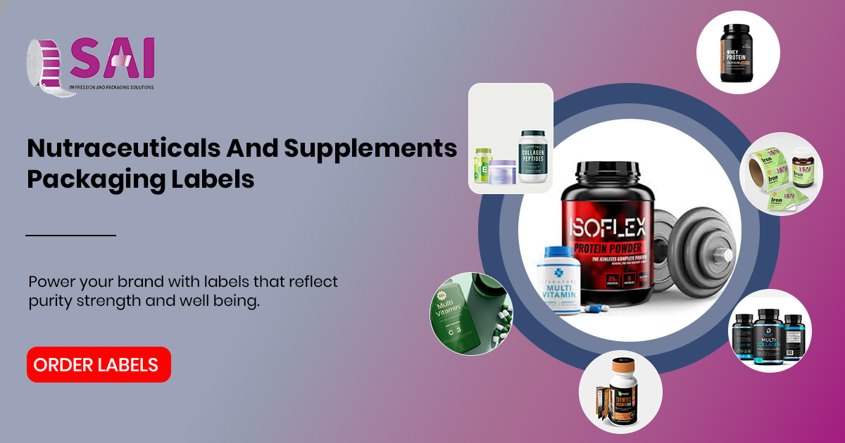 Nutraceutical & Supplement Bottle Labels | Fast & Pro Printing