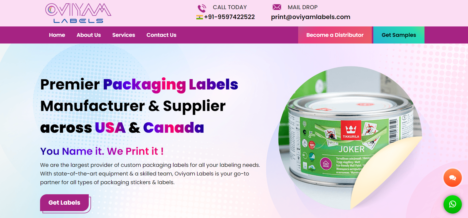 11 Best Custom Packaging Labels Manufacturers & Exporters
